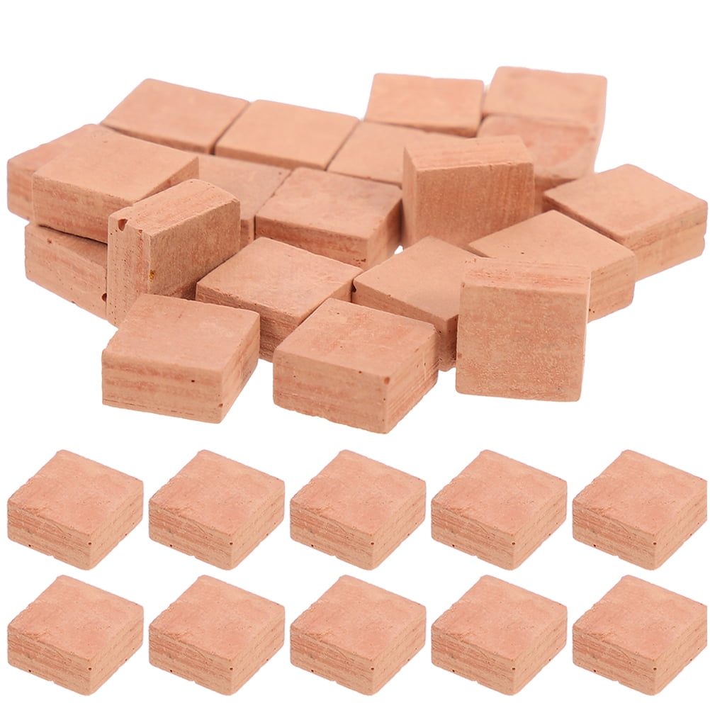 unbranded 40 Pcs Building Simulated Bricks Model Train Layout Sand ...