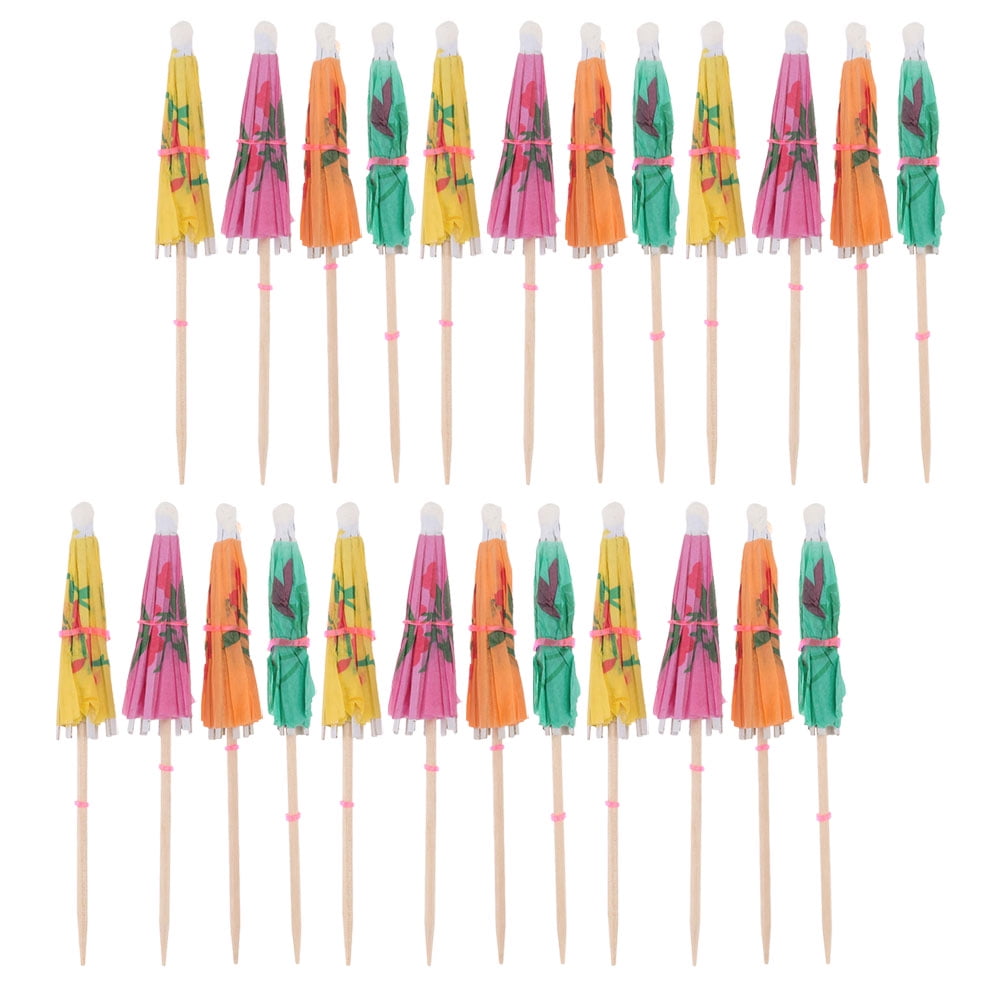 unbranded 40 Pcs Cake Toppers Cake Sticks Fruit Picks Pool Party 10X8 ...