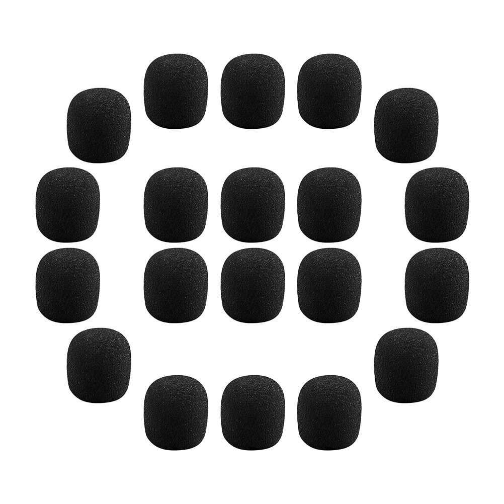 unbranded 40 Pcs Clip Little Bee Sponge Cover Sponge Microphone Covers ...