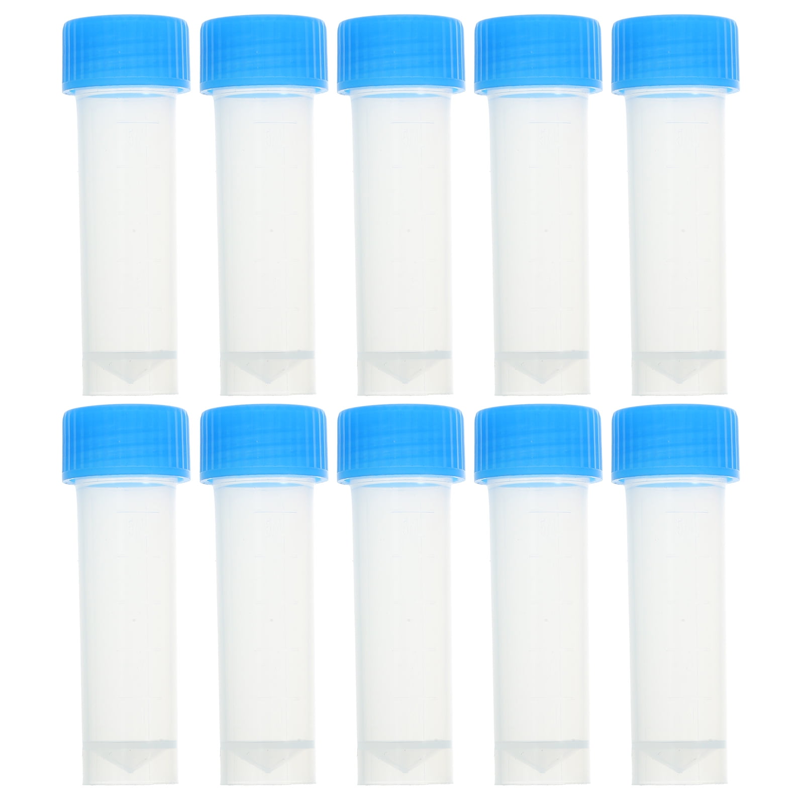 HEALEEP Sample Tubes With Lids Transparent 40Pcs 2.4x0.8x0.8in ...