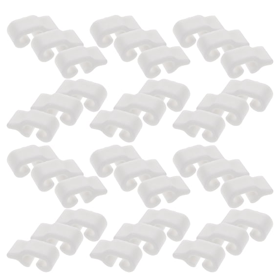 FONDOTIN 40Pcs White Cage Clips for Wire Connectors and Pet Carrier ...