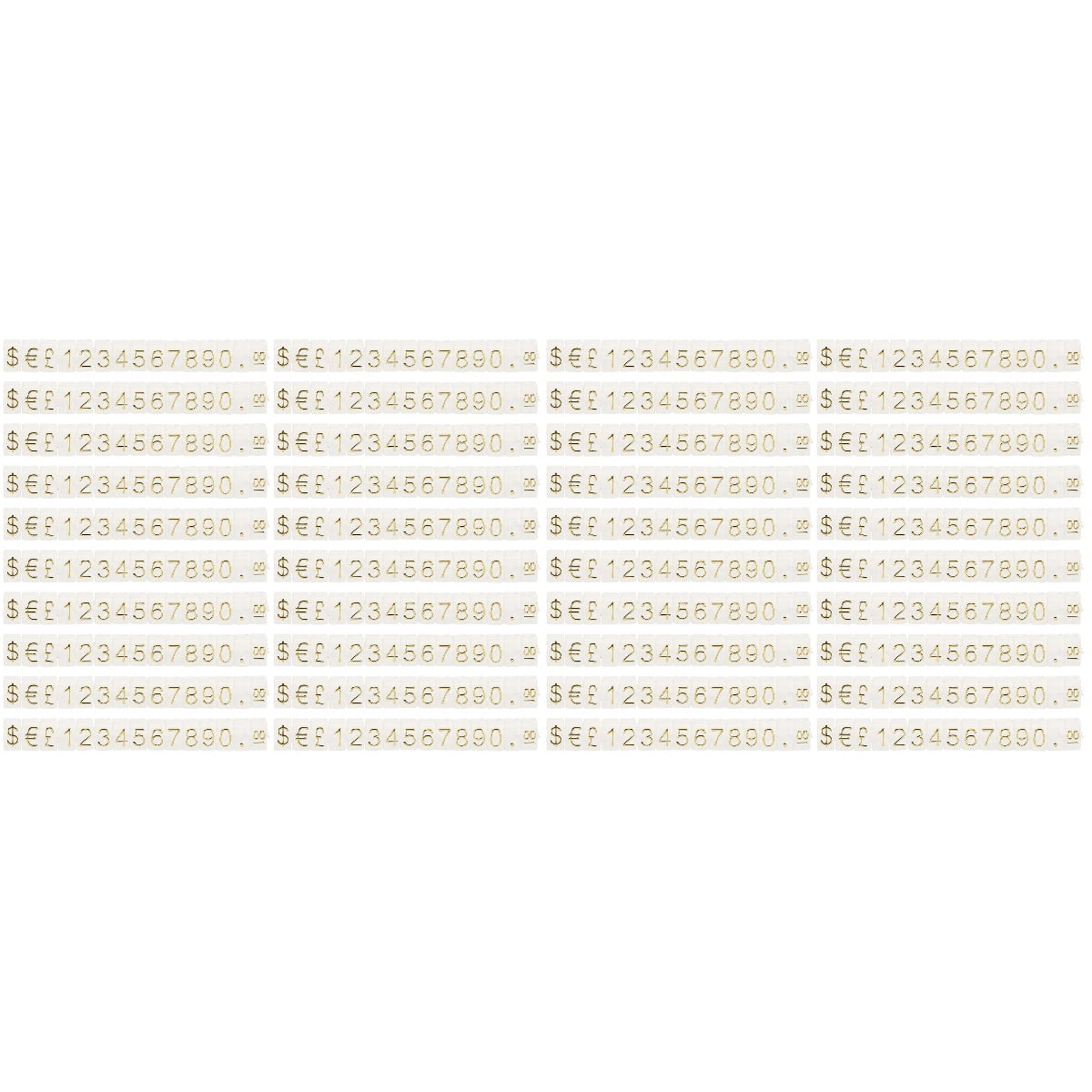 unbranded 40 Pcs Price Displaying Cube Counter Stand Price Tag Aluminum ...