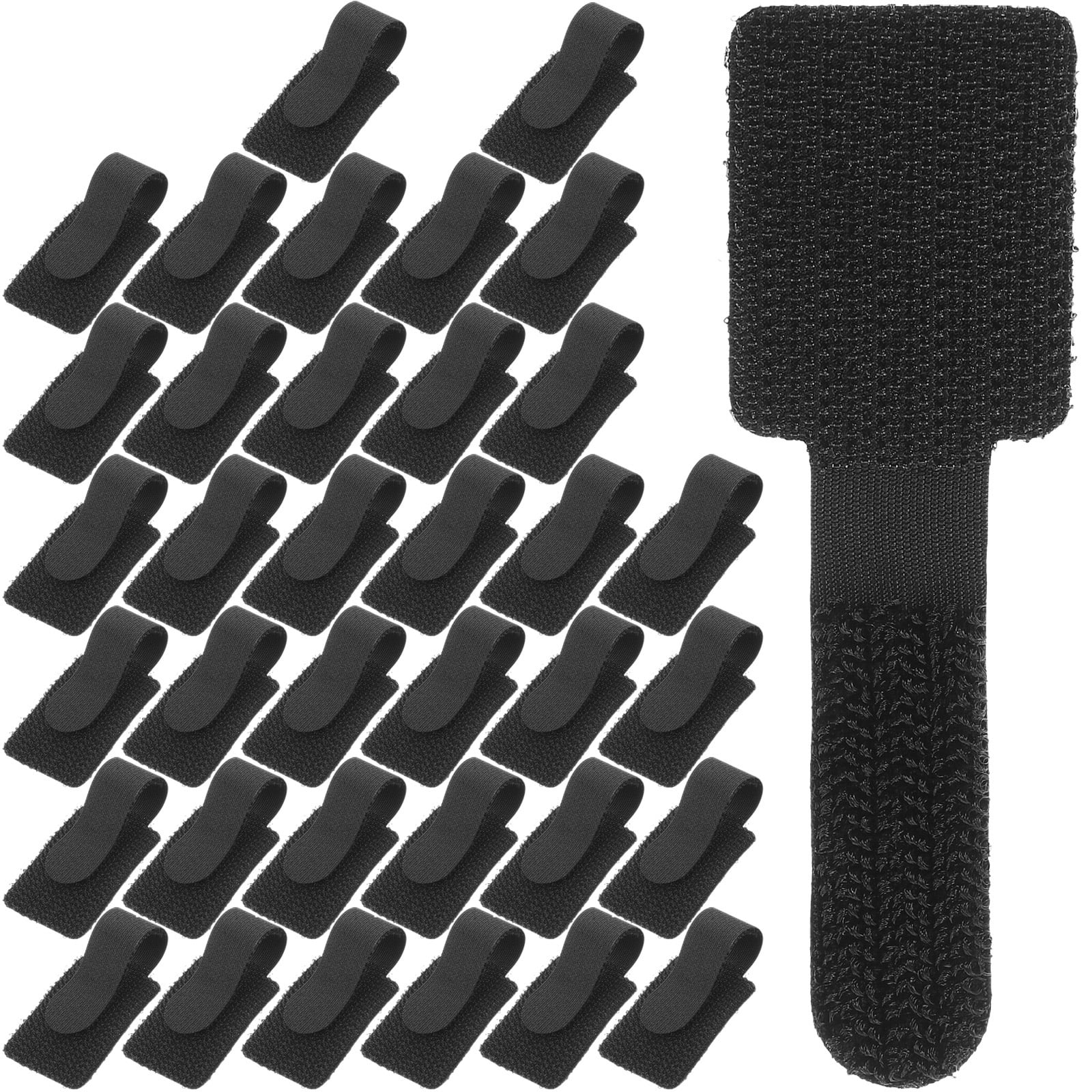 unbranded 40 Pcs Reusable Wire Ties Cable Clips Adhesive Data Organizer ...