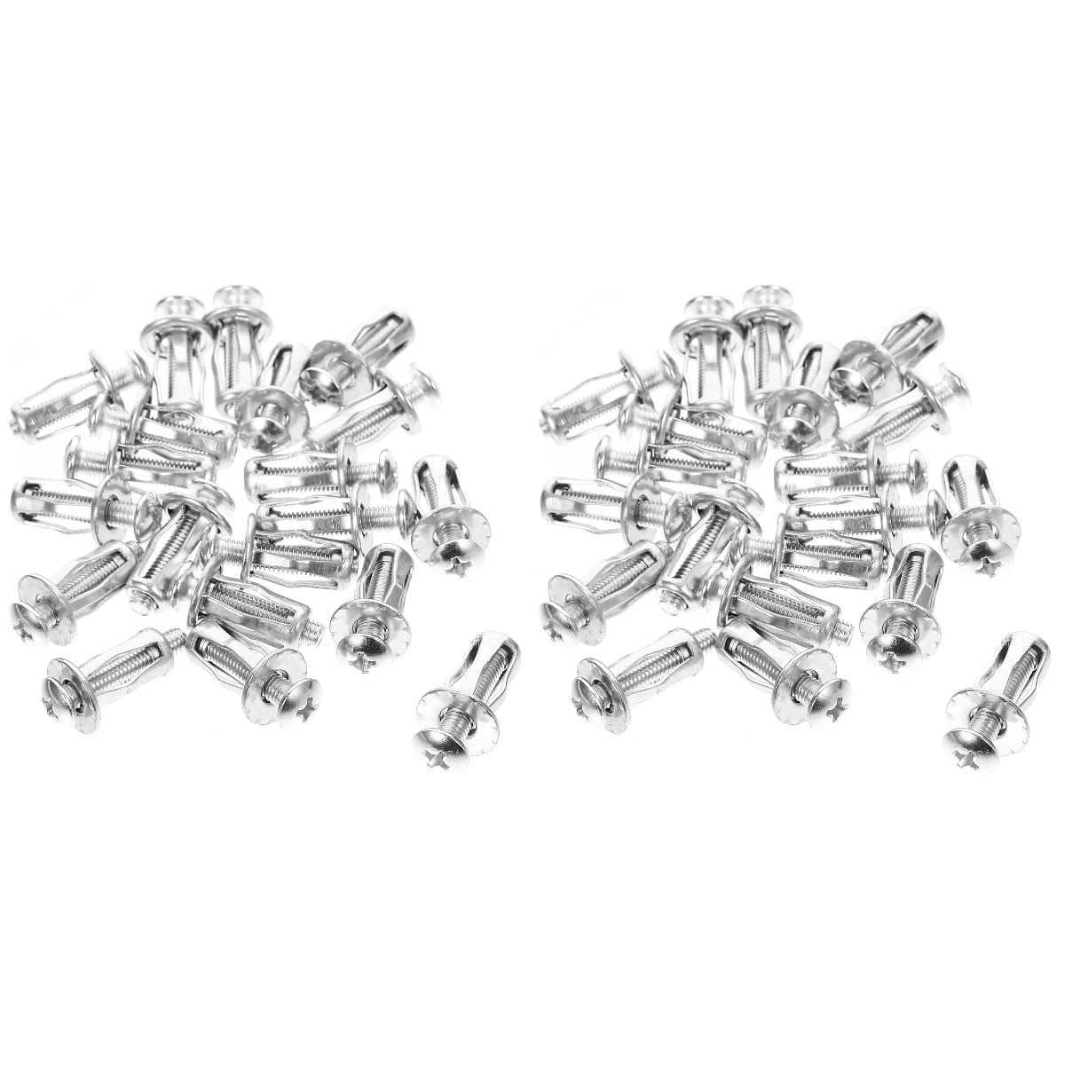 unbranded 40 Sets Hollow Wall Anchor Screw Fastener for Hollow Plastic ...