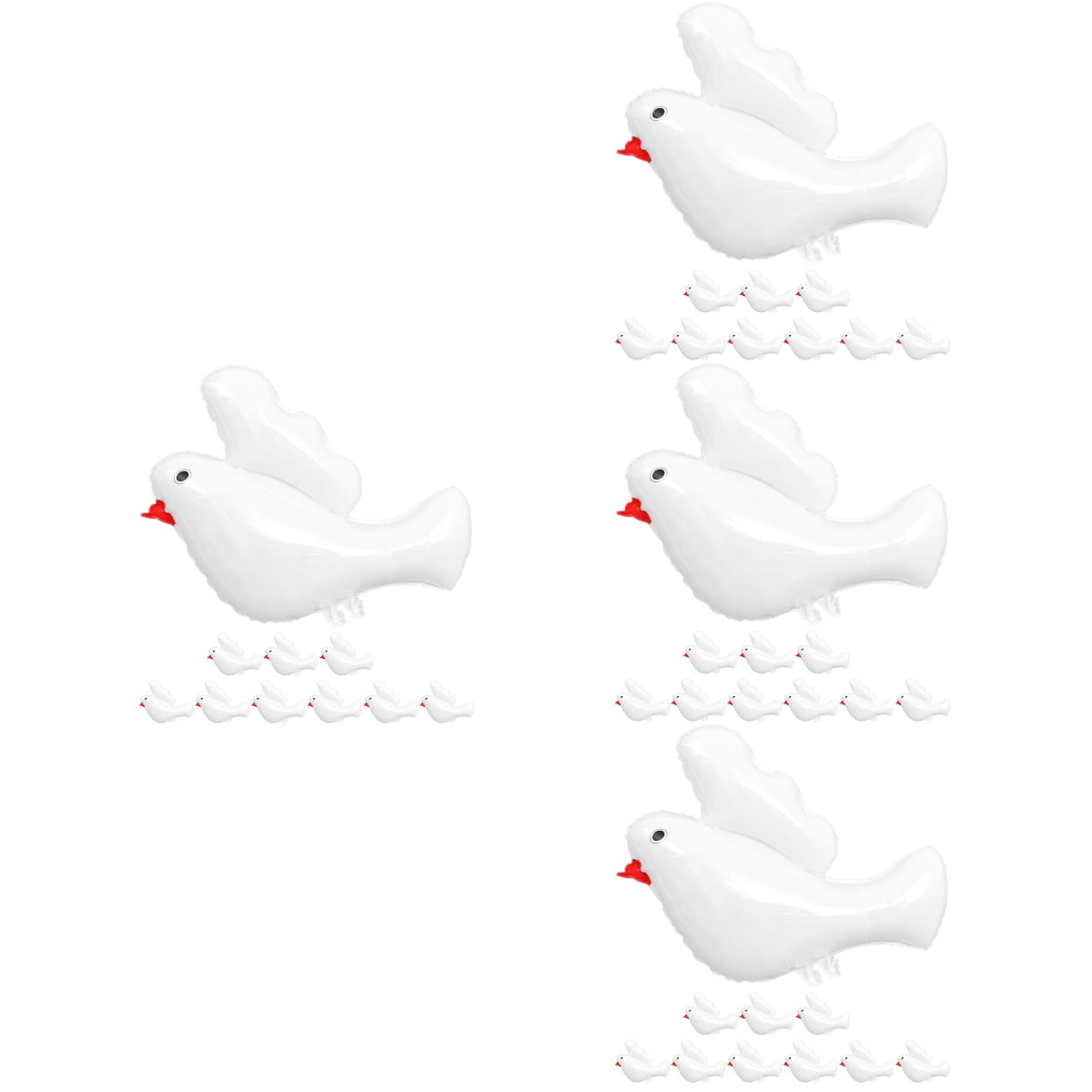 unbranded 40 pcs Dove Balloon Memorial Balloon Pigeon Balloon ...