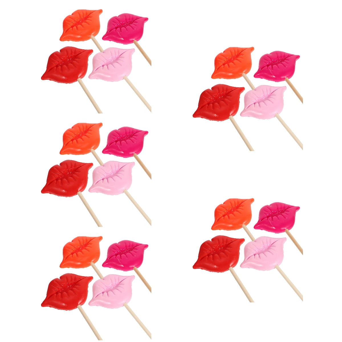 unbranded 40 pcs Funny Lips Mouth Photo Booth Props Selfie Props ...