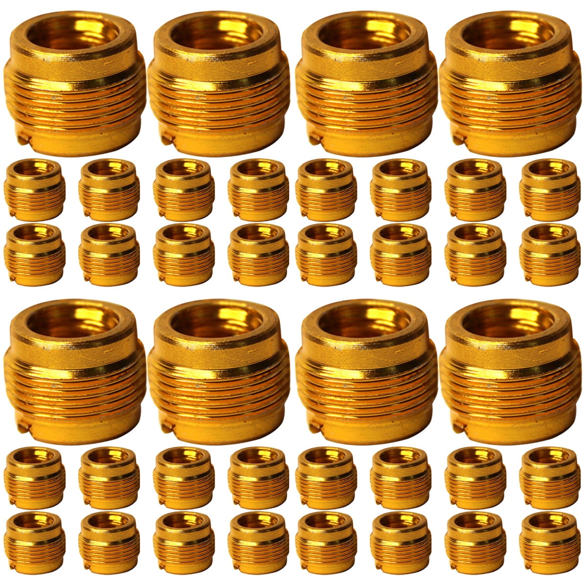 unbranded 40 pcs Mic Stand Adapter Replacement Mic Thread Adapter 3/8 ...