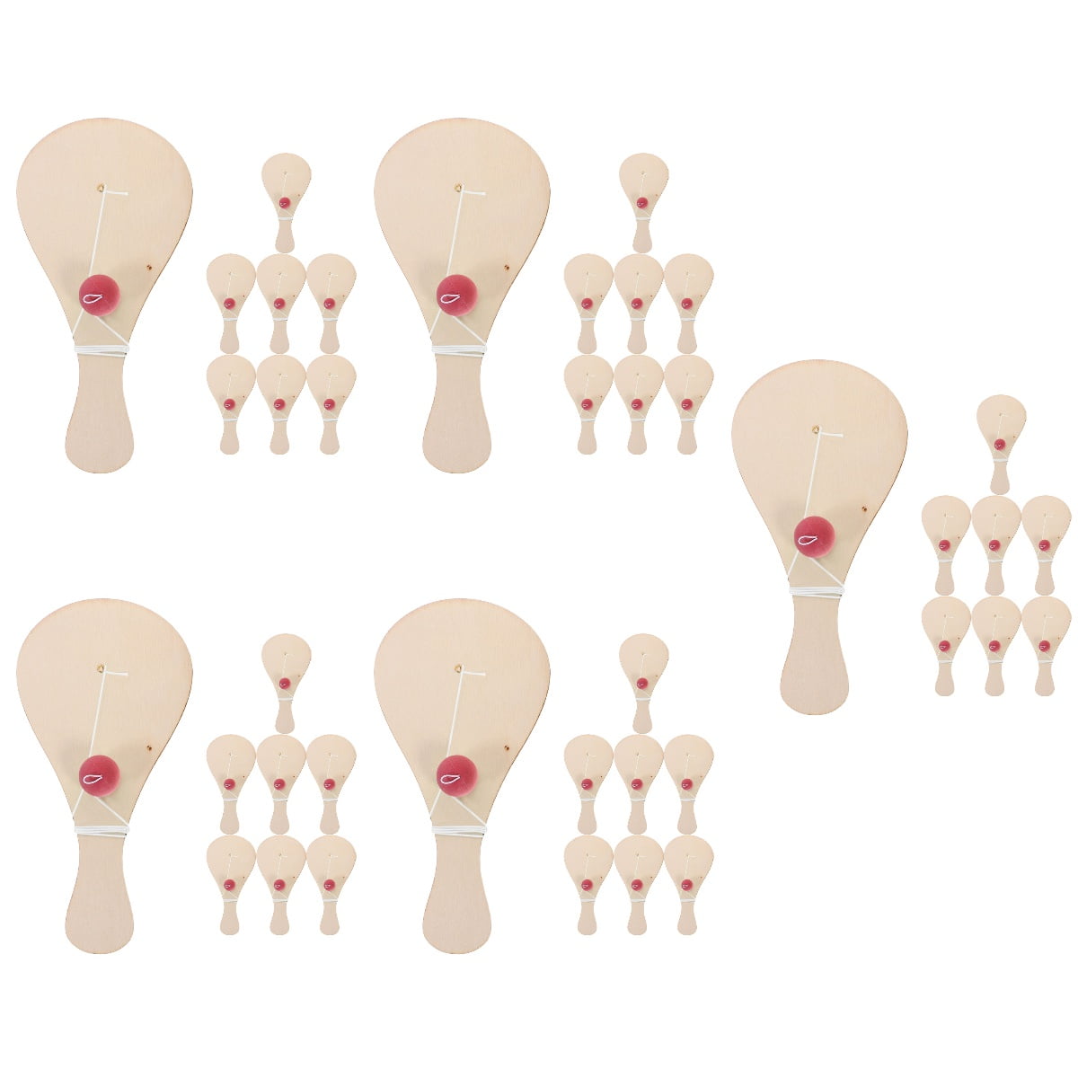 unbranded 40 pcs Wooden Kid's Art Painting Paddle DIY Kids Children Art ...