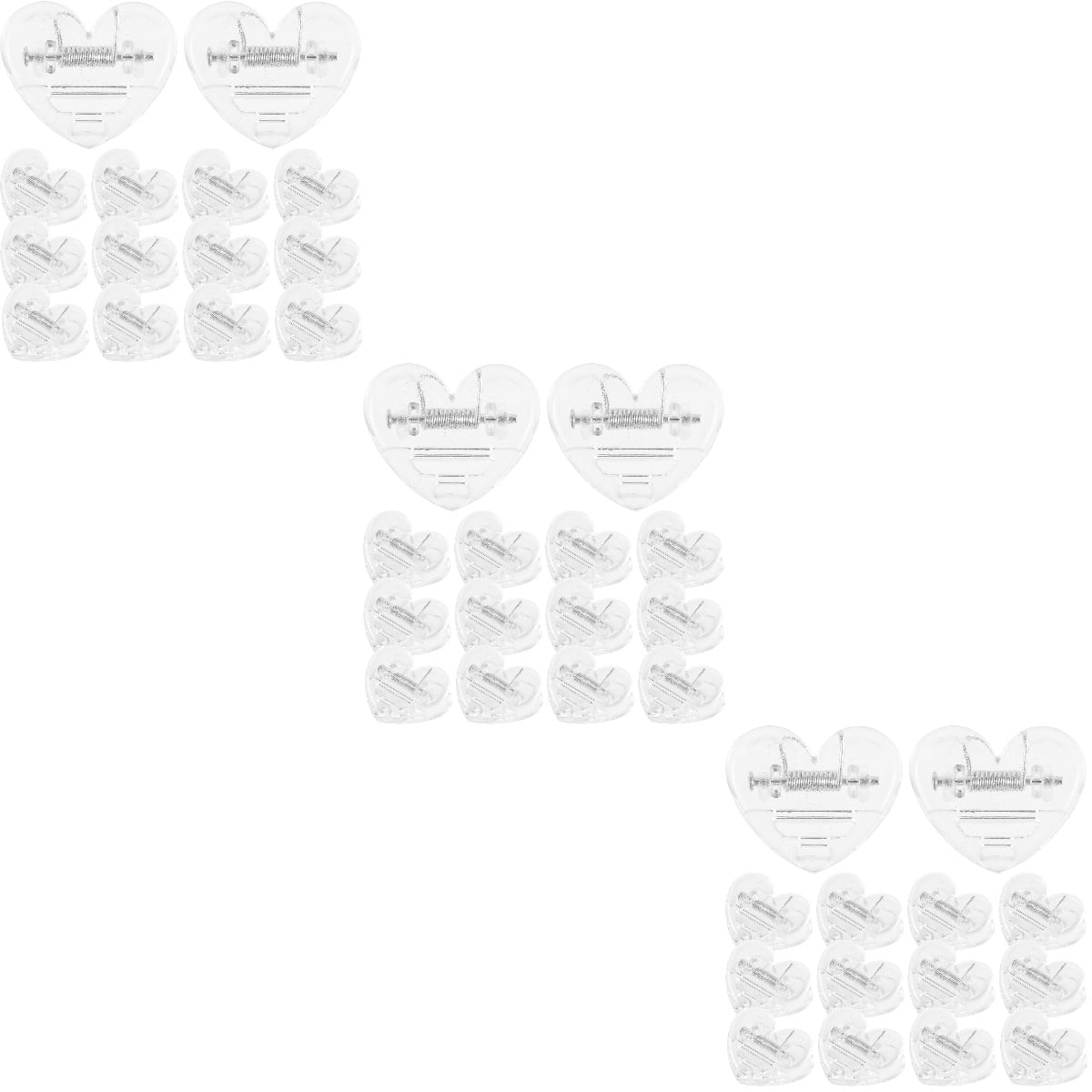 unbranded 45 Pcs Heart Photo Clips Chip Bag Clips Picture Clamps ...
