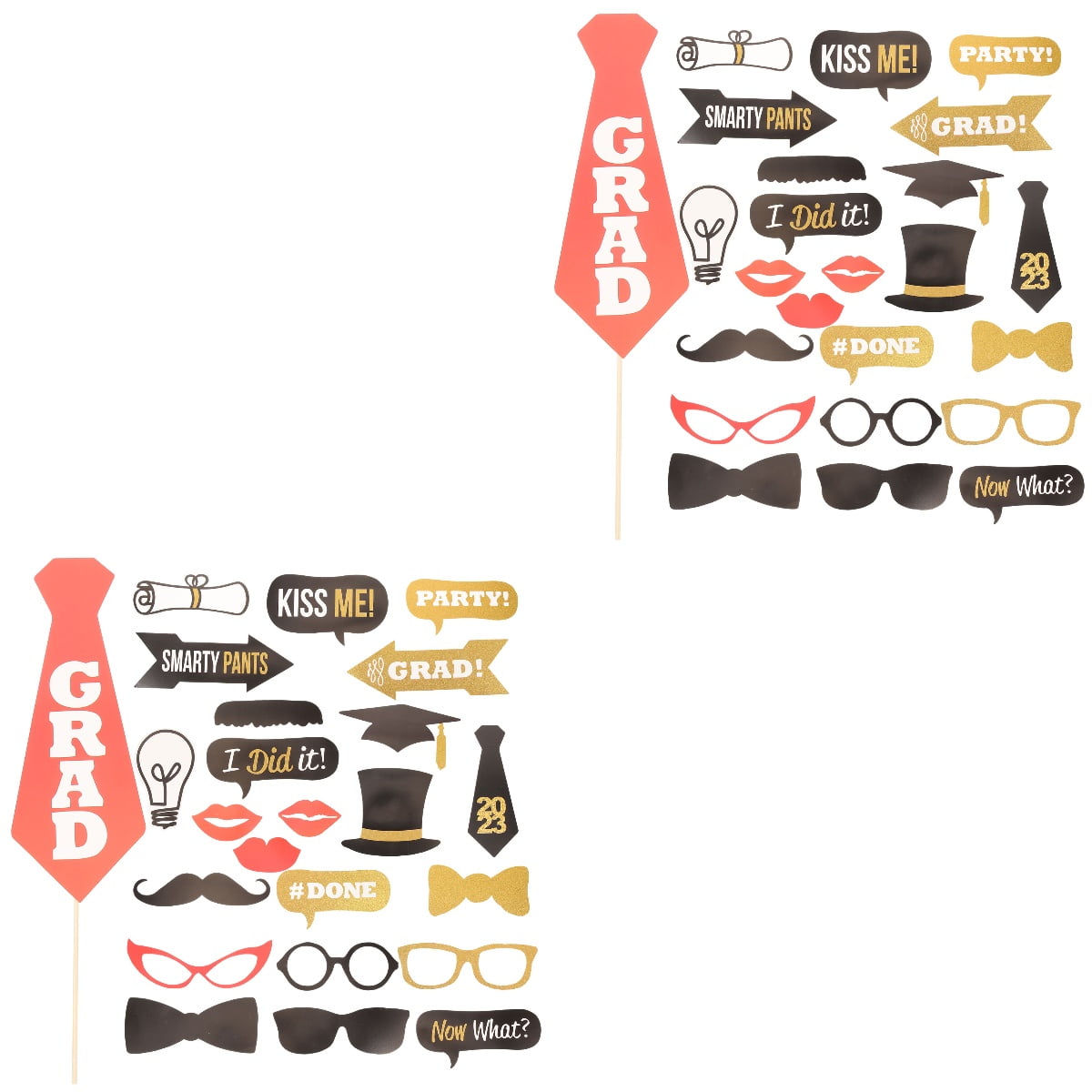 unbranded 48 pcs 2023 Graduation Photo Booth Props Graduation ...