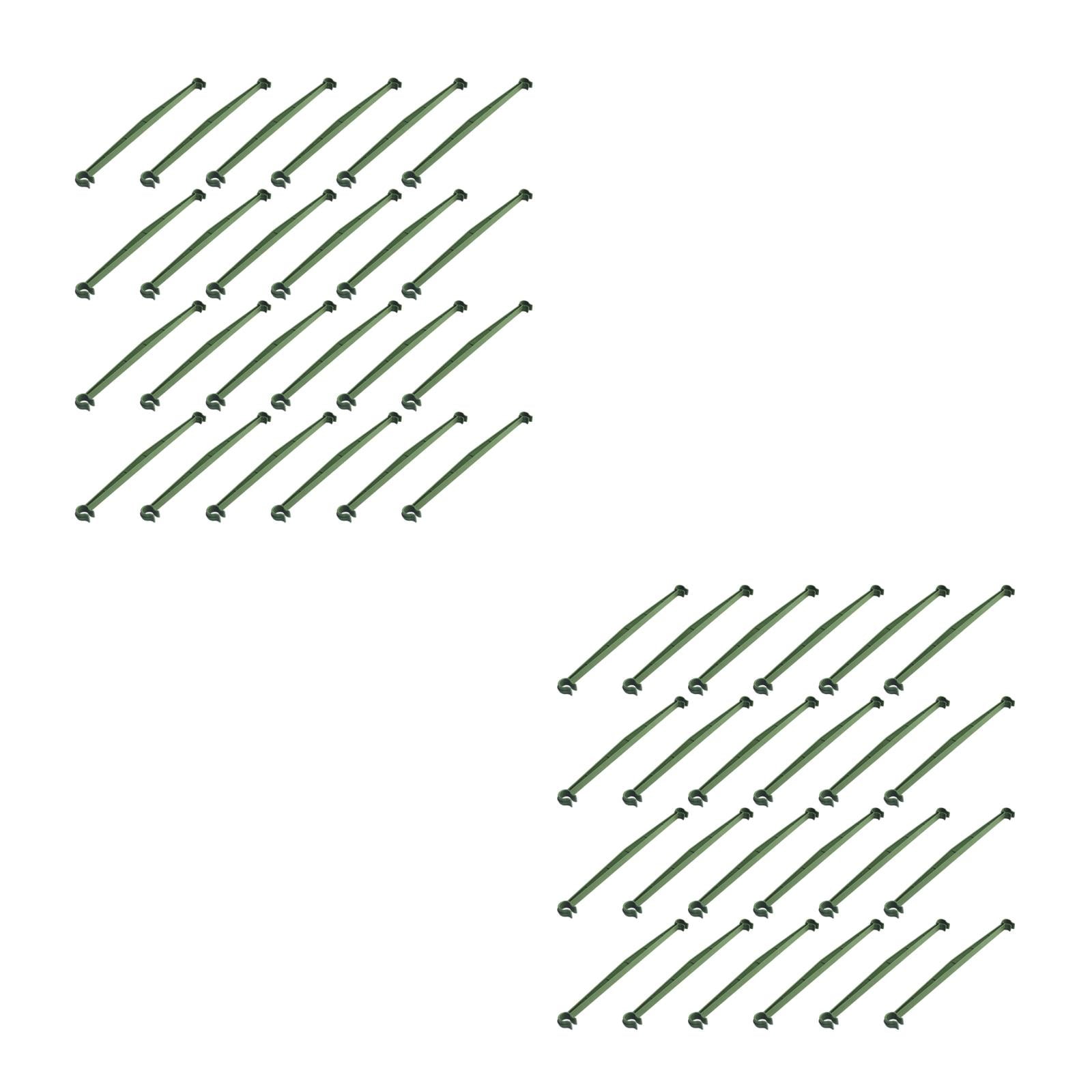 unbranded 48 pcs Gardening Expandable Rods Plastic Connecting Rod ...