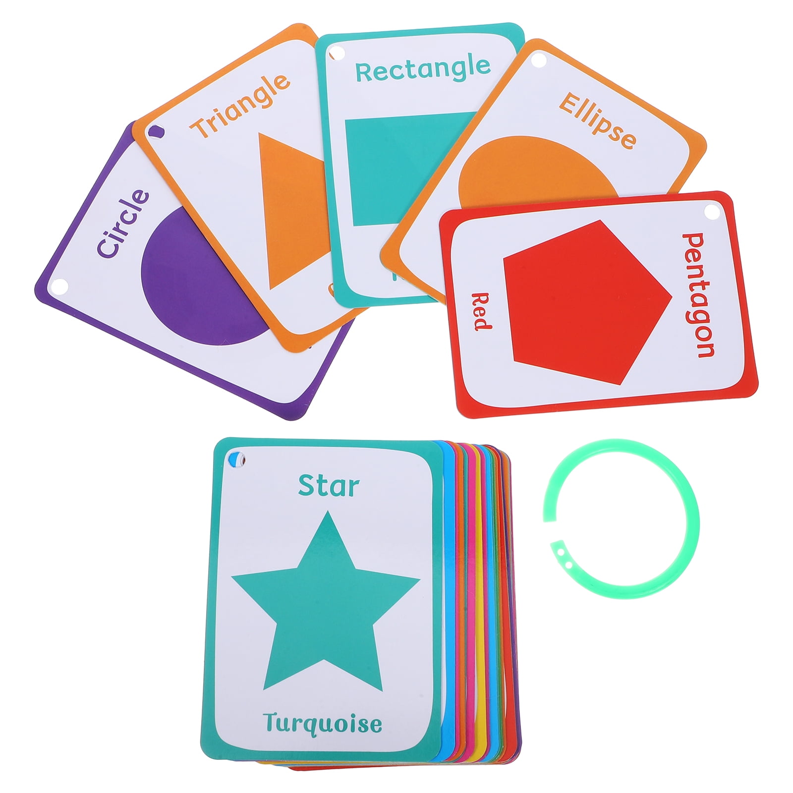 unbranded 49 Pcs Early Education Cognitive Cards Newborn Baby - Walmart.com