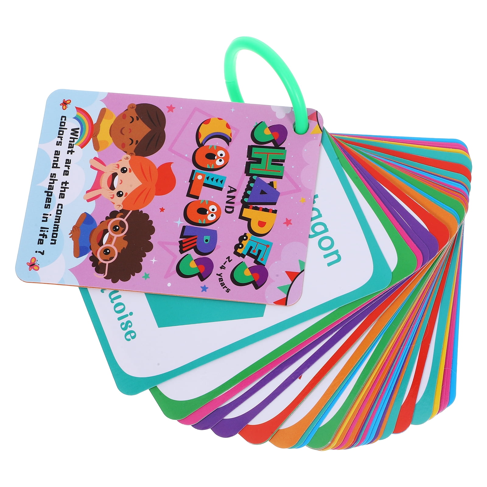 unbranded 49 Pcs English Flash Cards Preschool Flashcards Phonics ...