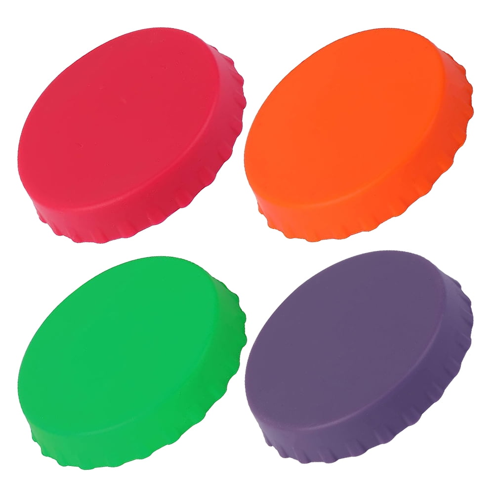 unbranded 4Pcs Silicone Soda Can Lids Reusable Beverage Can Covers ...