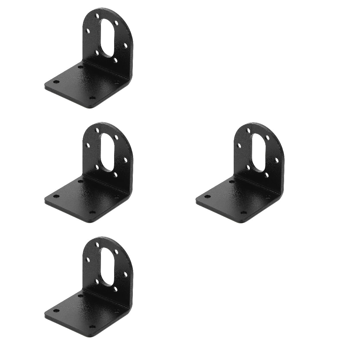 unbranded 4pcs 37mm DC Geared Motor Mounting Bracket Motor- shape Fixed ...