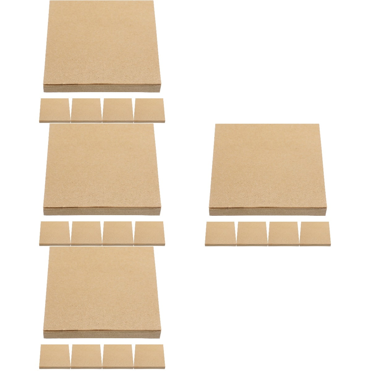 unbranded 4pcs 5 Books Memo Notepads Tear-off Note Pads Adhesive ...