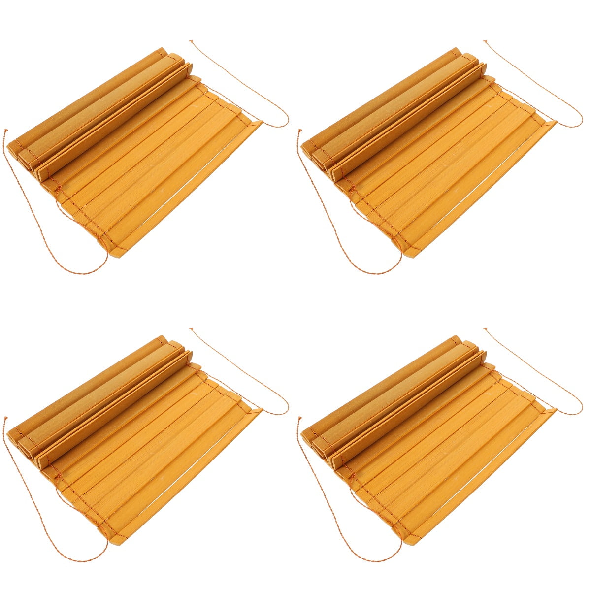 unbranded 4pcs DIY Bamboo Page Multipurpose Bamboo Sheet Blank Bamboo ...