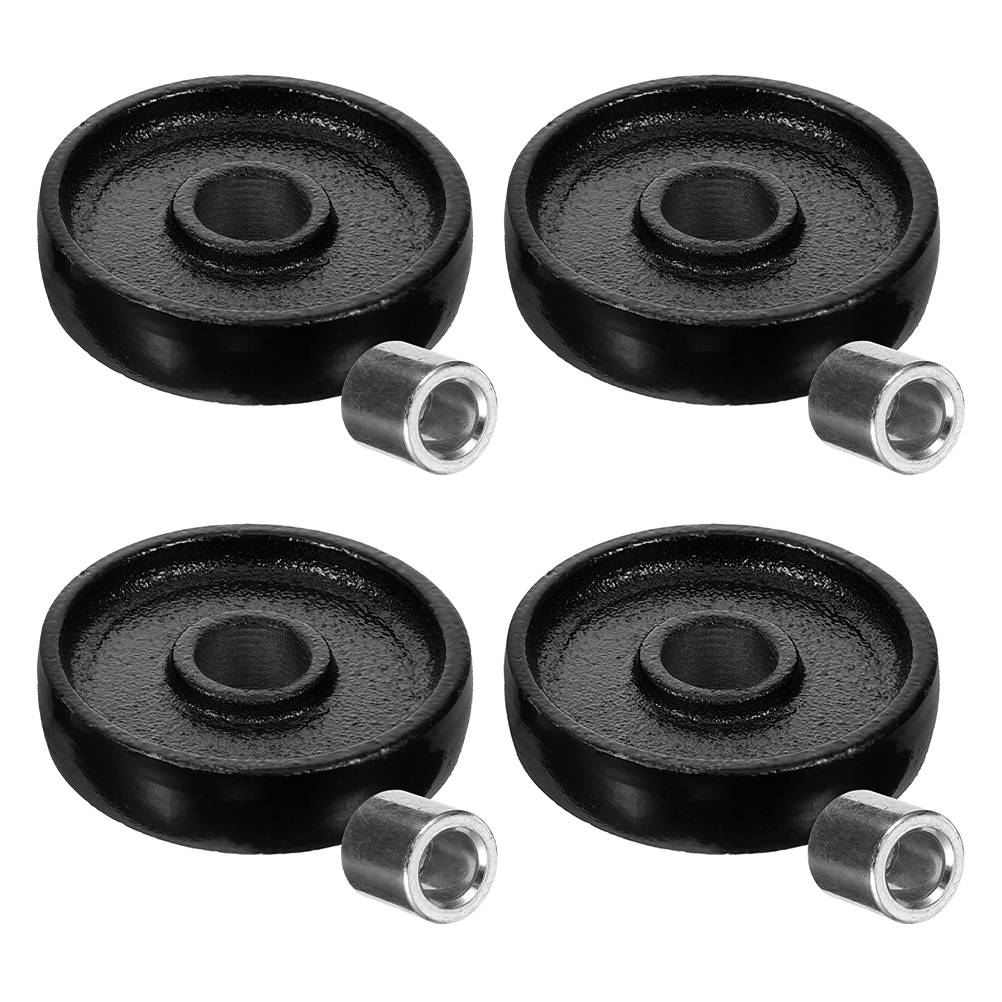 unbranded 4pcs Jack Wheel Heavy-Duty Metal Jack Front Wheels Hydraulic ...