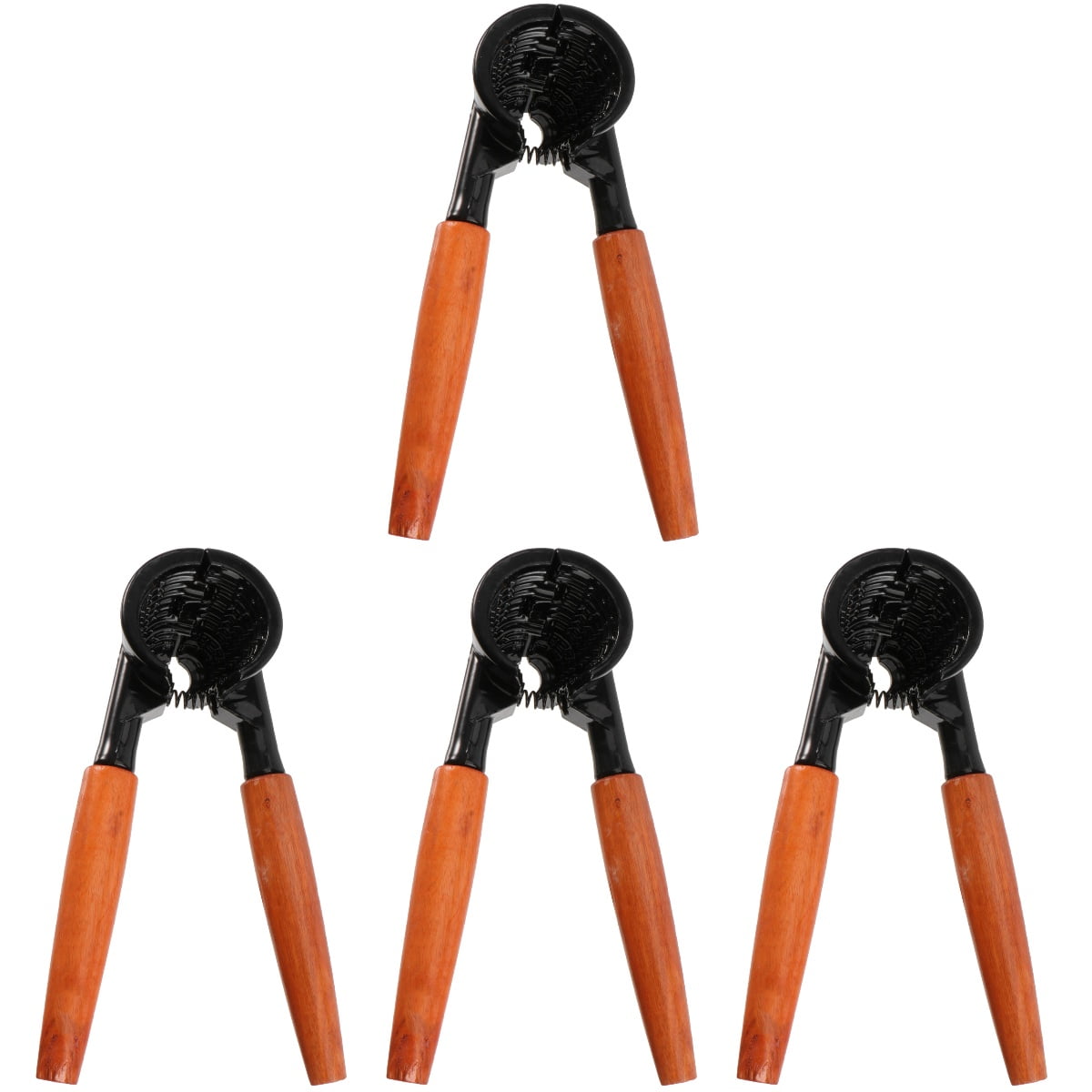 4pcs Aluminum Alloy Walnut with Wooden Handle Sheller Nut Opener Pecan ...