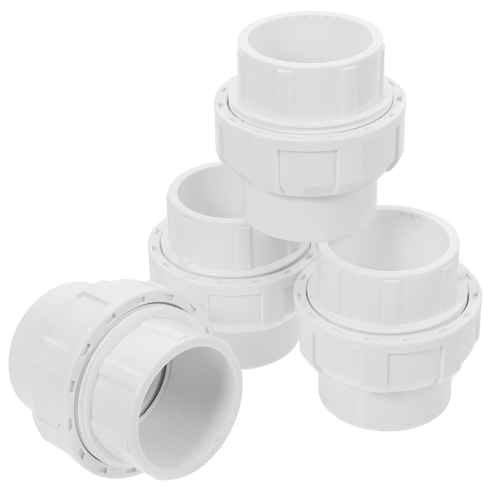 unbranded 4pcs Plastic Fittings Socket Union Union Coupling Pipe ...