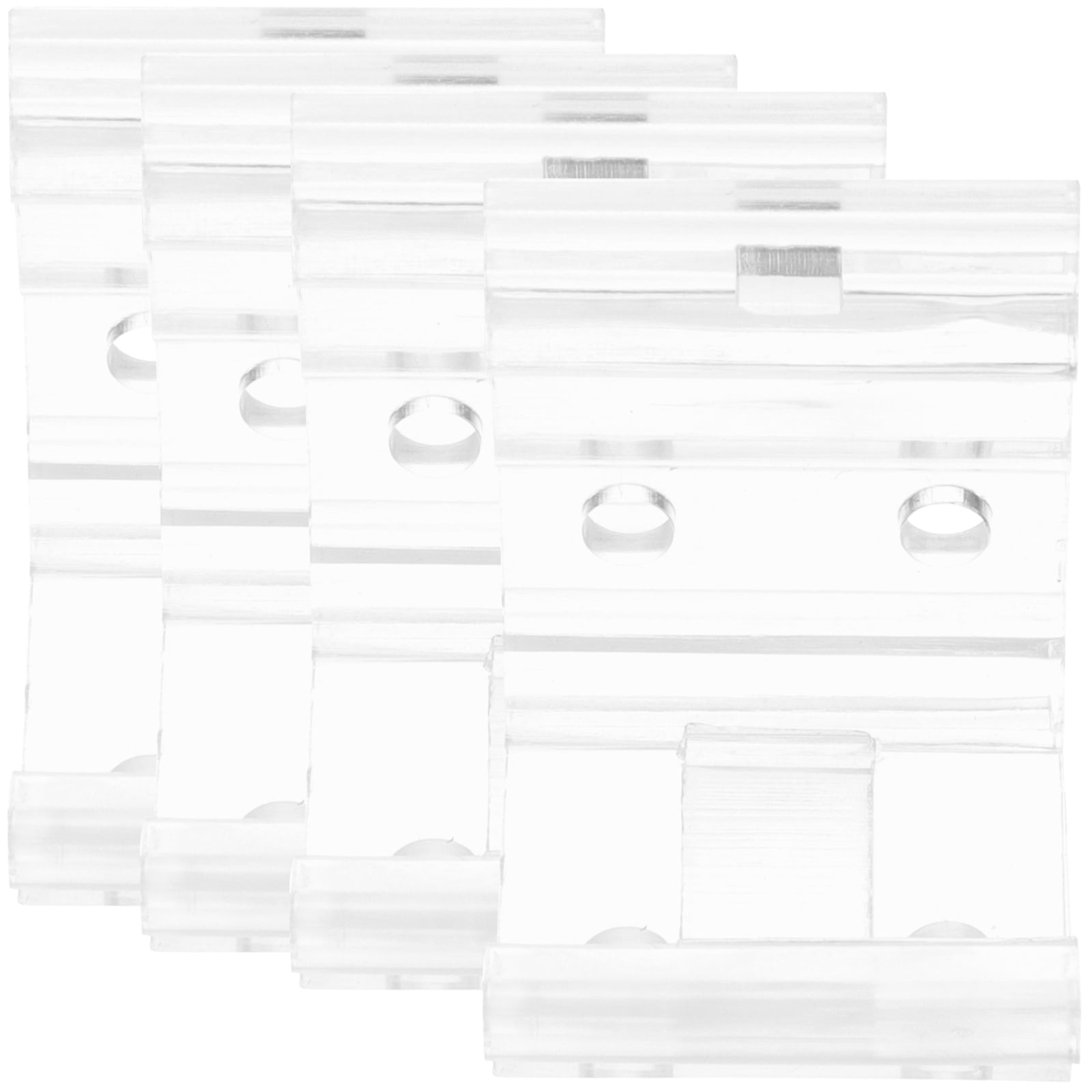 unbranded 4pcs Plastic Practical Curtain Brackets Curtain Louver ...