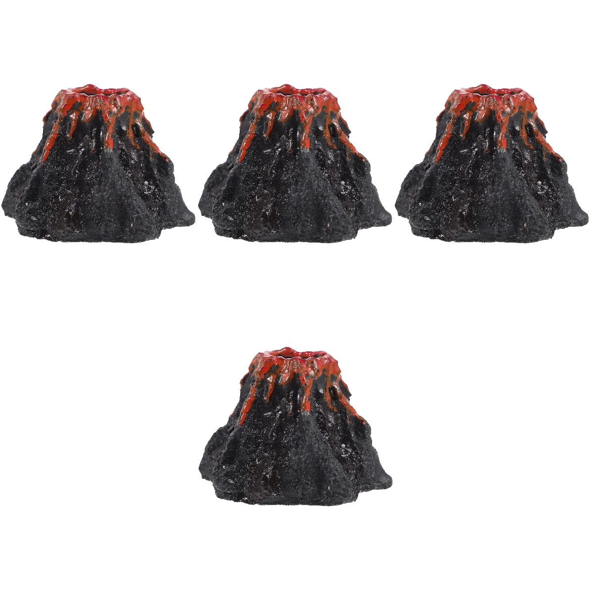 unbranded 4pcs Volcano Statue Decor Garden Volcano Decor Miniature ...