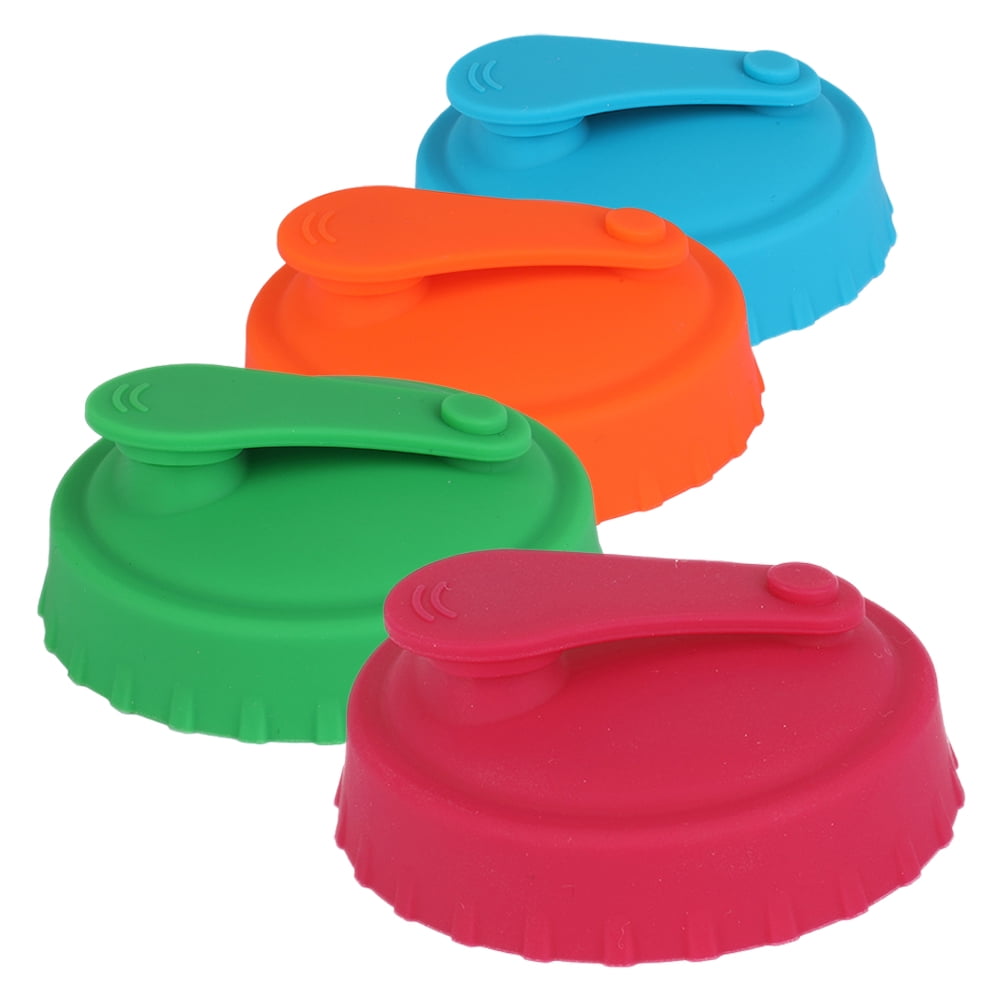 unbranded 4pcs Silicone Soda Can Lids Covers Reusable Can Saver Stopper ...