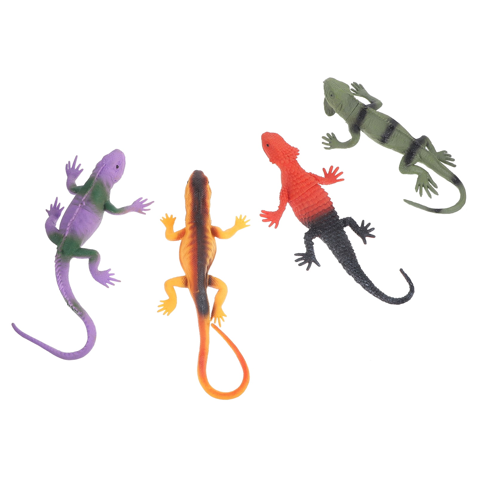 unbranded 4pcs Simulation Lizard Model Lifelike Lizard Model Realistic ...