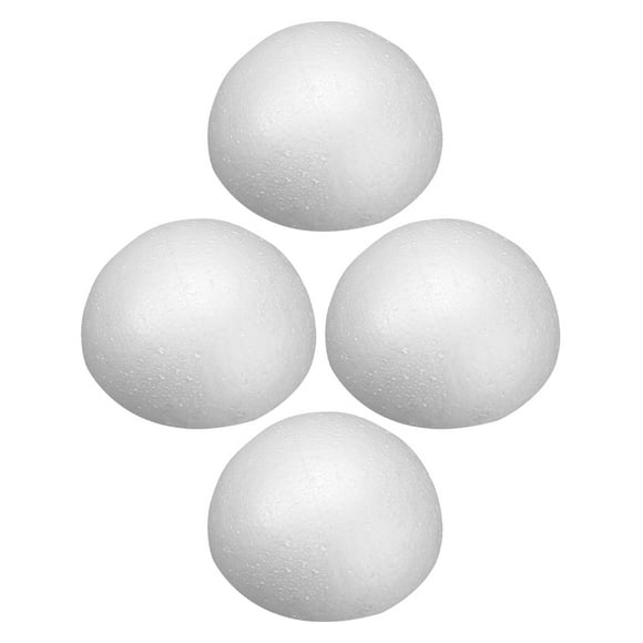 Styrofoam Half Balls White