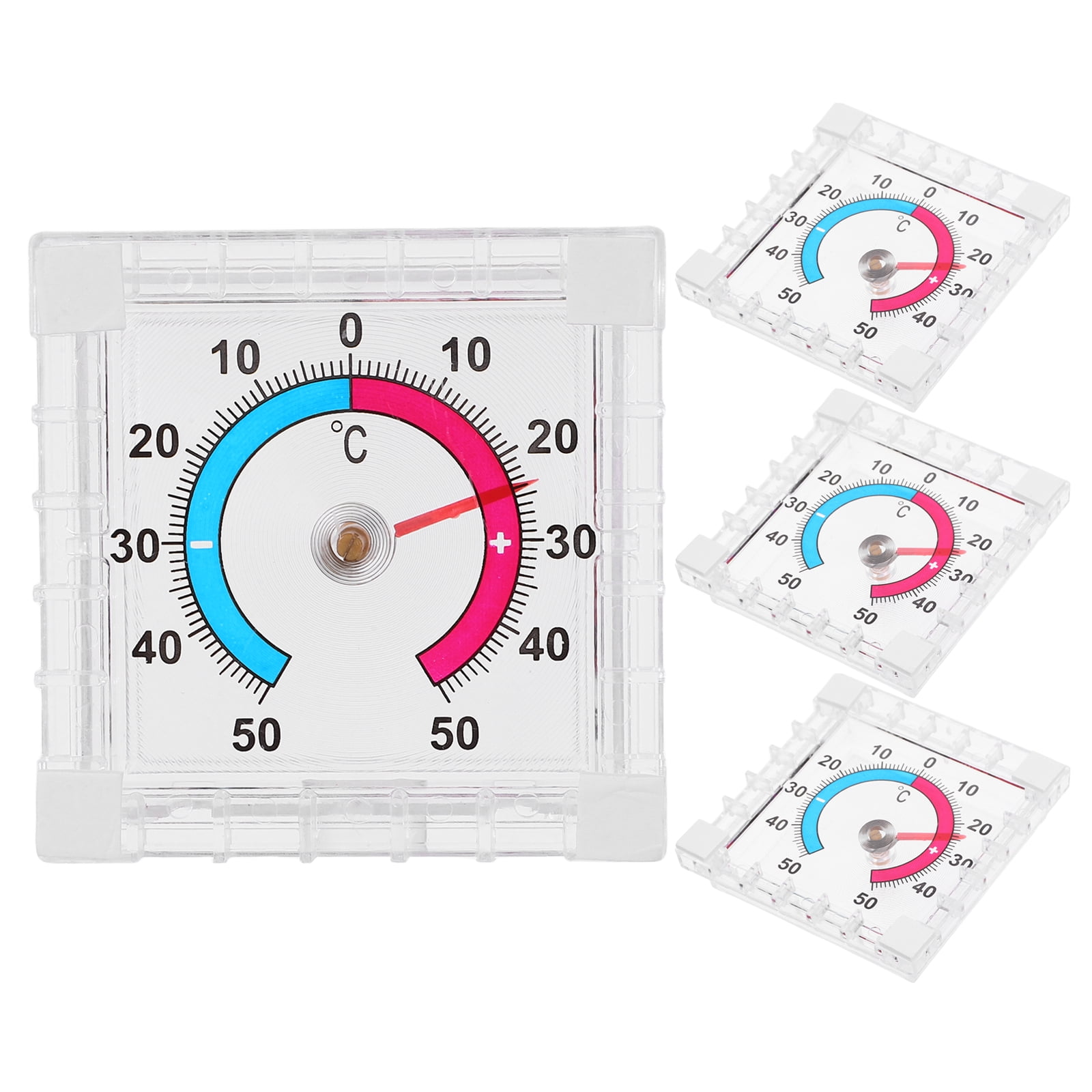 unbranded 4pcs Window Thermometer Outdoor Pointer Display Temperature ...