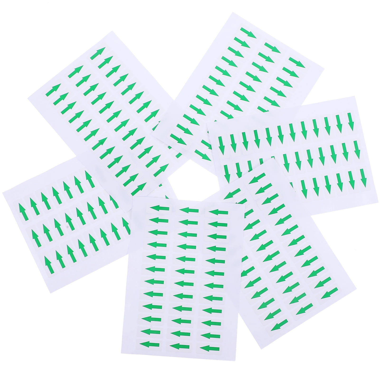 Raindrops Safety Stickers Arrow Stickers Green Self-Adhesive Sticker 5 ...