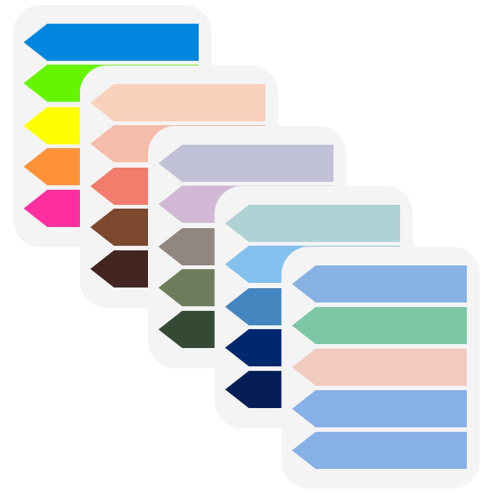 unbranded 5 Packs Pastel PET Classification Stickers Colorful - Walmart.com