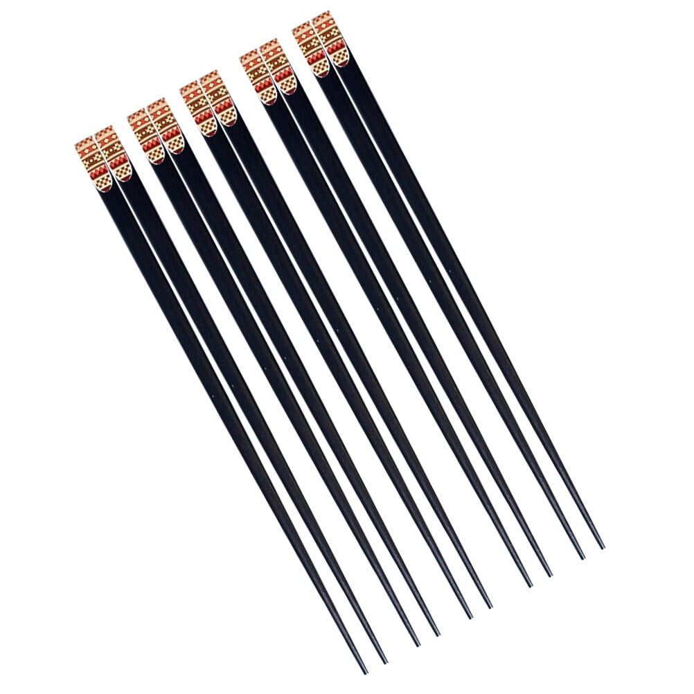 unbranded 5 Pairs Kids Chopsticks Finger Japanese Wooden Practical ...