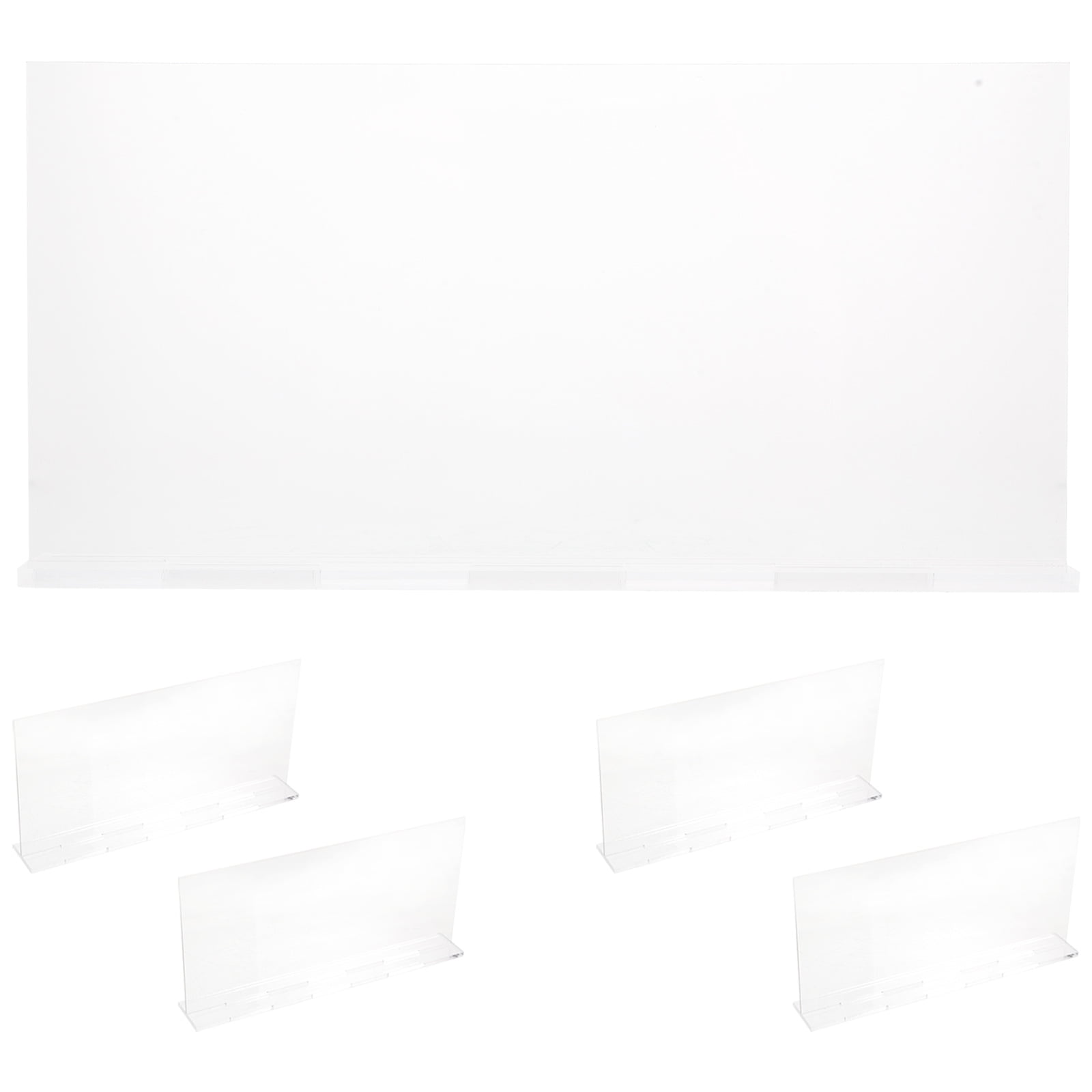 unbranded 5 Pcs Acrylic Sign Signs for Seating Plates Desk Transparent ...
