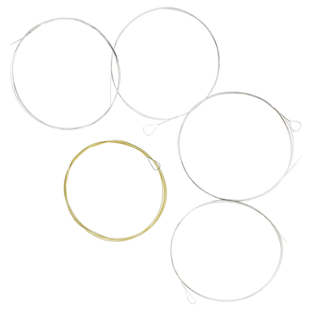 unbranded 5 Pcs Banjo Fittings Five String Strings Stainless Steel ...