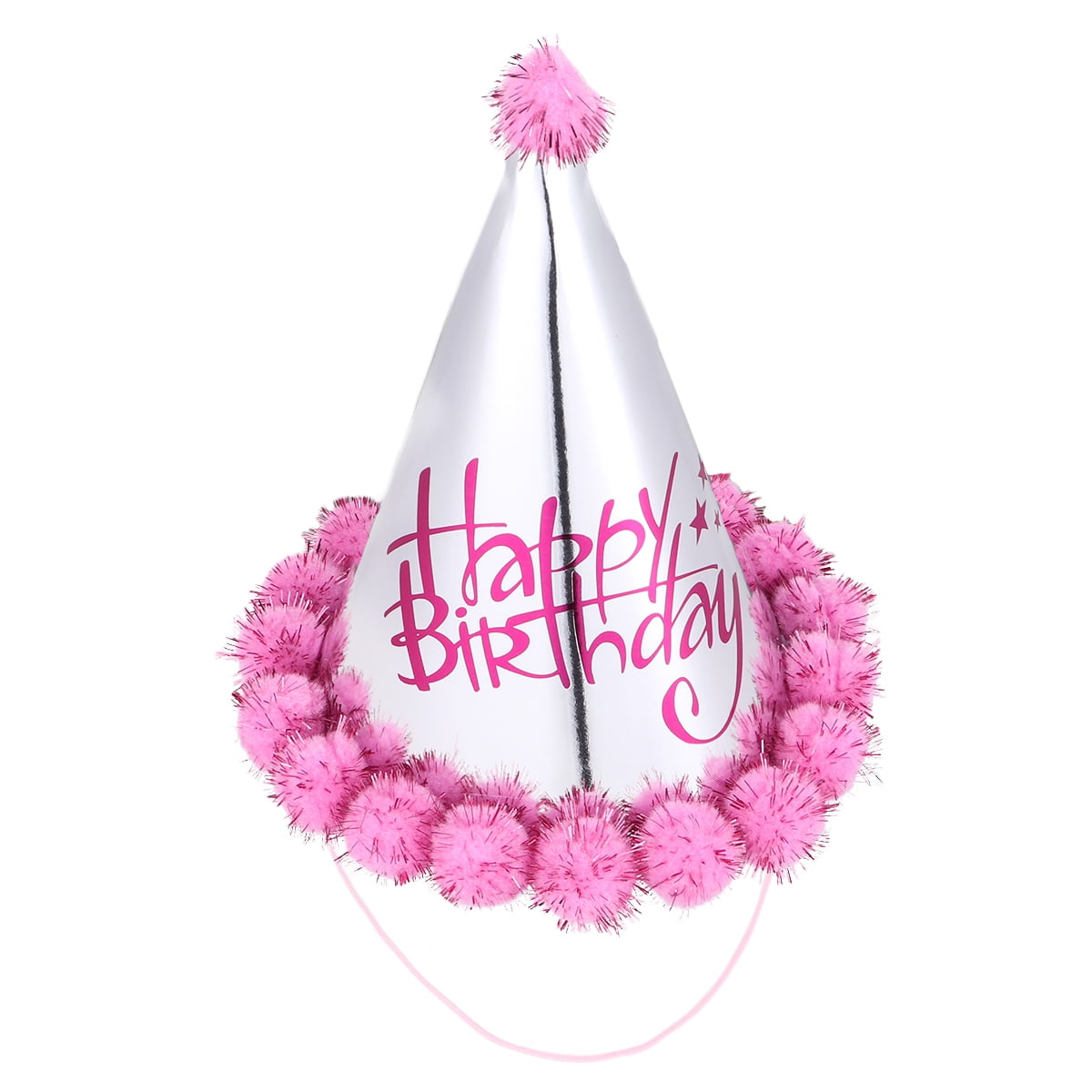 unbranded 5 Pcs Birthday Party Hat Scratch Paper Crown Happy Badge ...