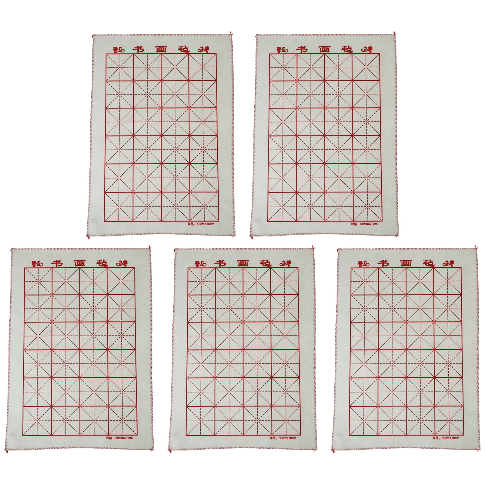 unbranded 5 Pcs Calligraphy Desk Pad Practice Mat Writing Felt Pads ...