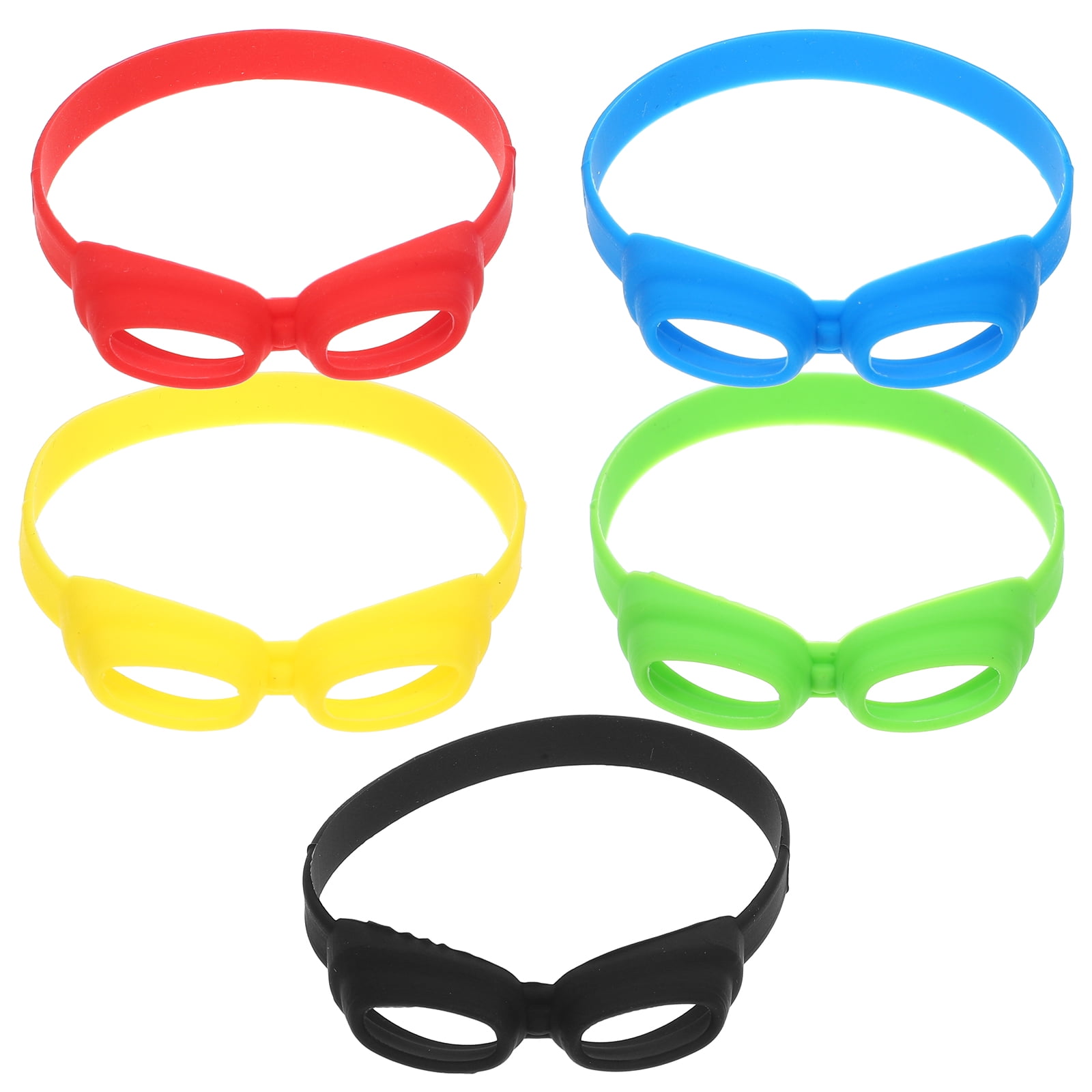 unbranded 5 Pcs Floating Wine Glasses for Pool Beer Bottle Markings ...