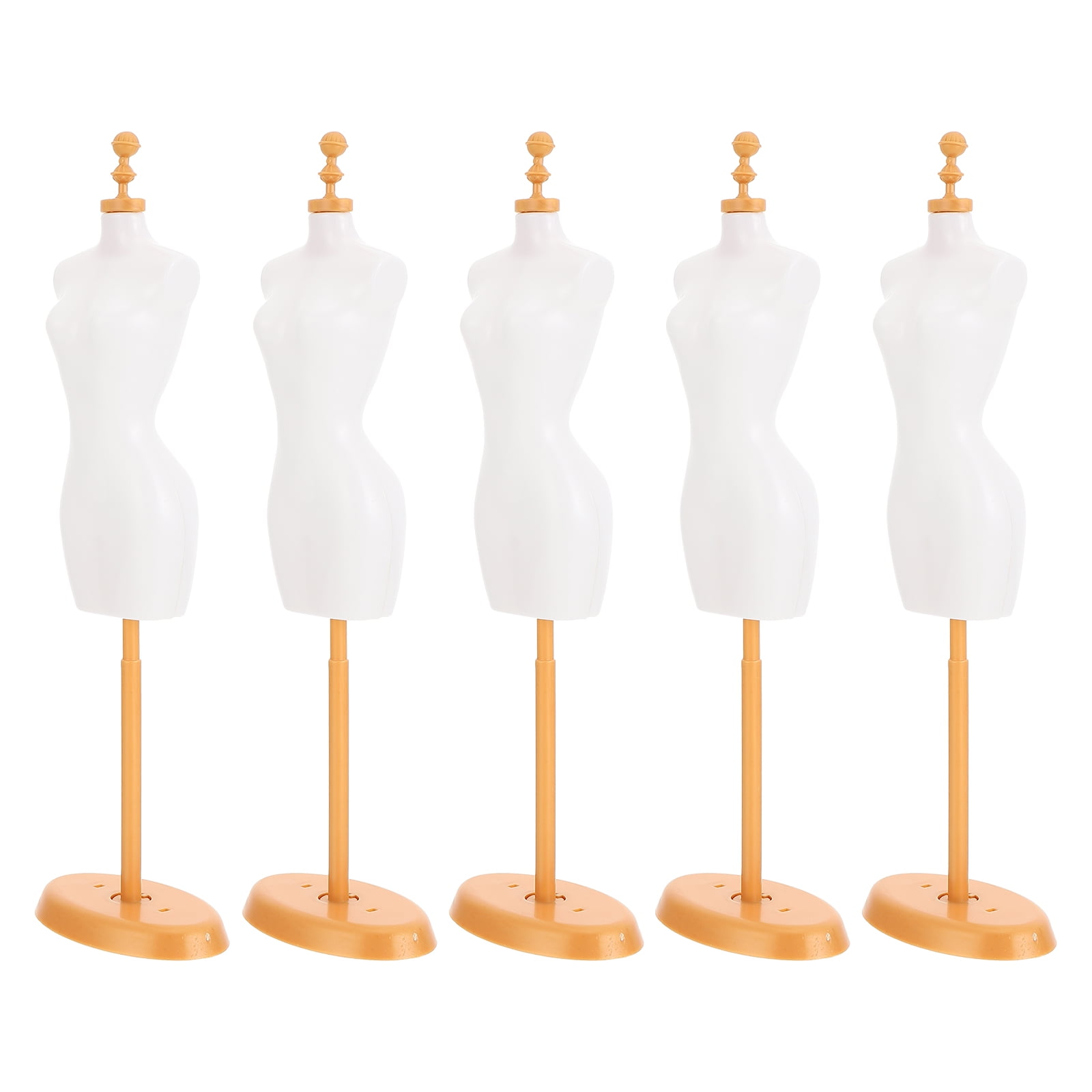 White Plastic Doll Clothes Display Rack for Kids' Creative Play and ...