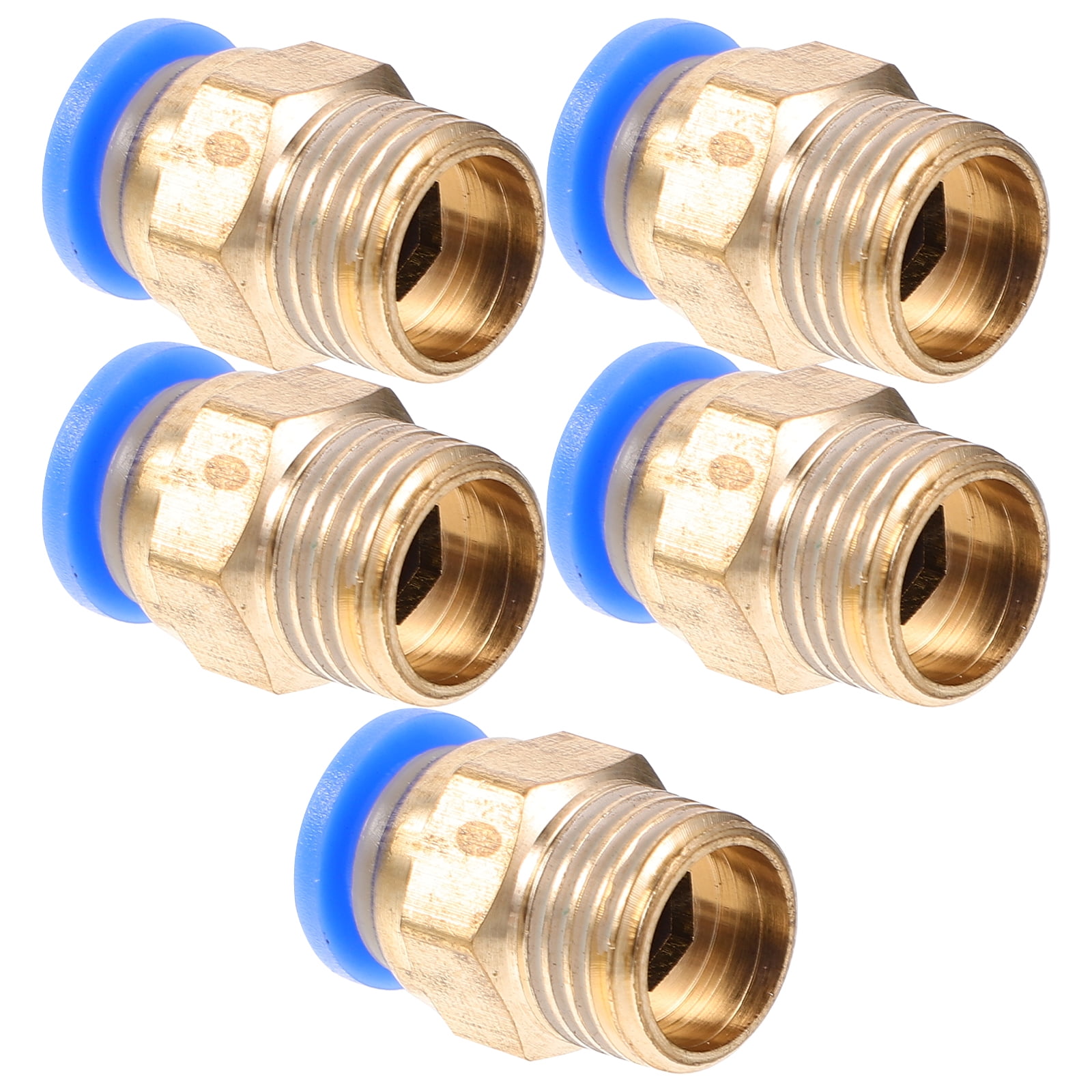 unbranded 5 Pcs Plastic Crimp Fitting Air Hose Fittings Compressor ...