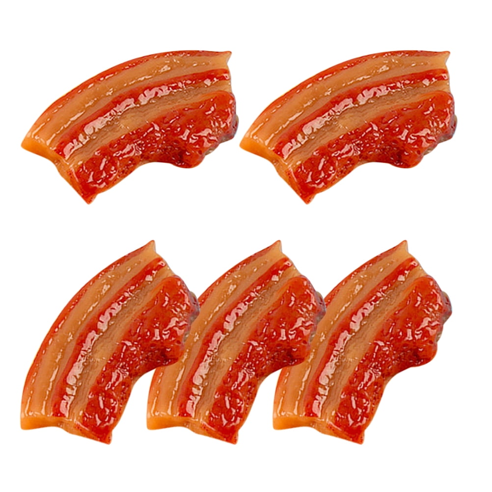 unbranded 5 Pcs Realistic Play Food Pretend Toy Simulated Pork Belly ...