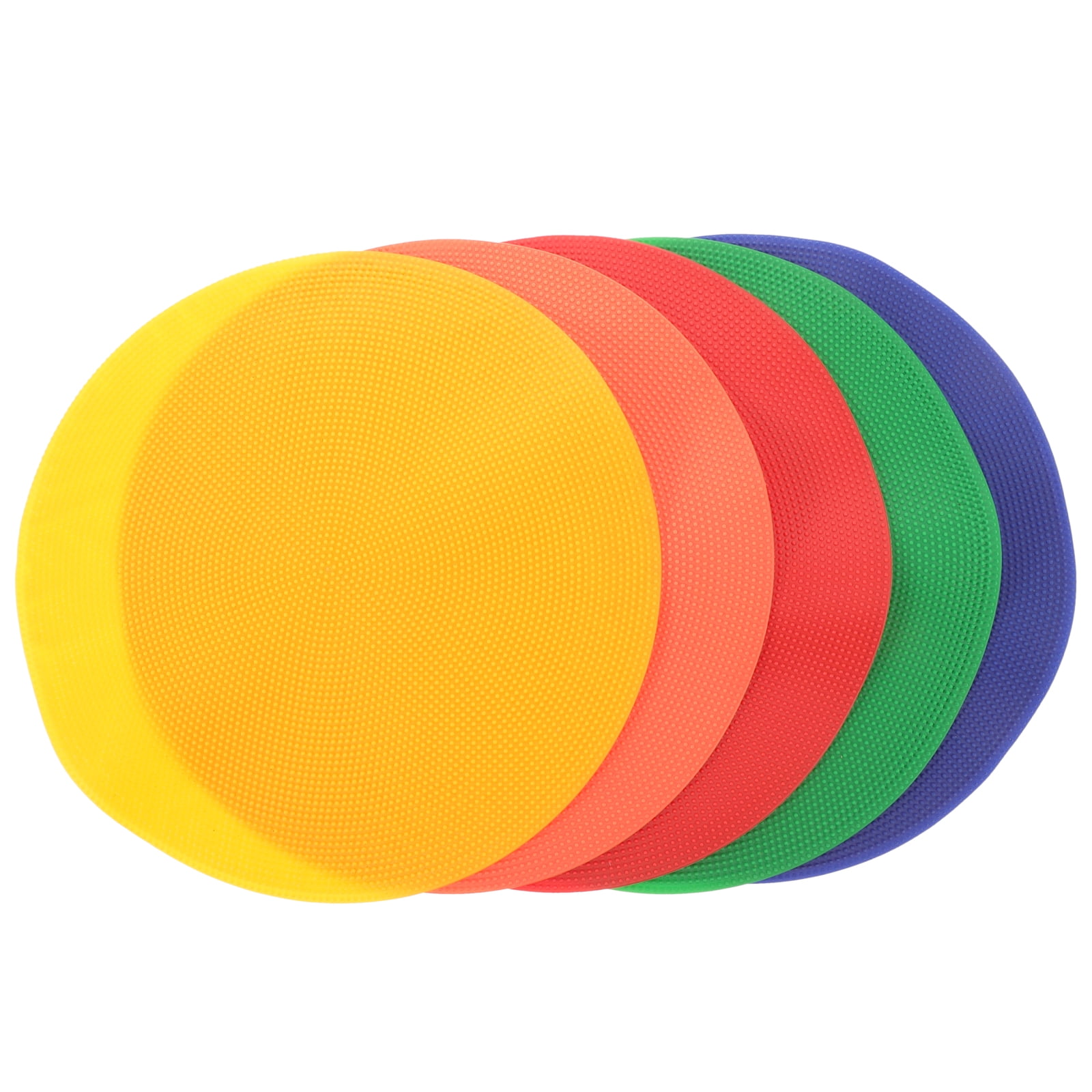 HOMEMAXS 5Pcs Yellow Round Soccer Sign Discs for Sports Practice and ...