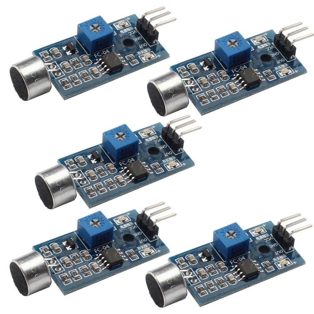 unbranded 5 Pcs Voltage Regulator Sound Sensor Module Voice - Walmart.com