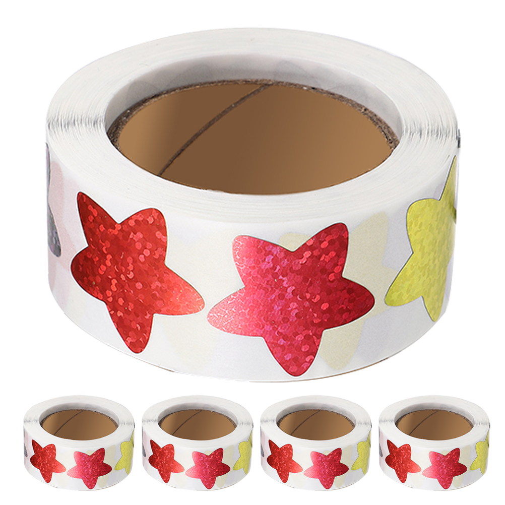 unbranded 5 Rolls Star Sticker DIY Star Stickers Decorative Reward ...