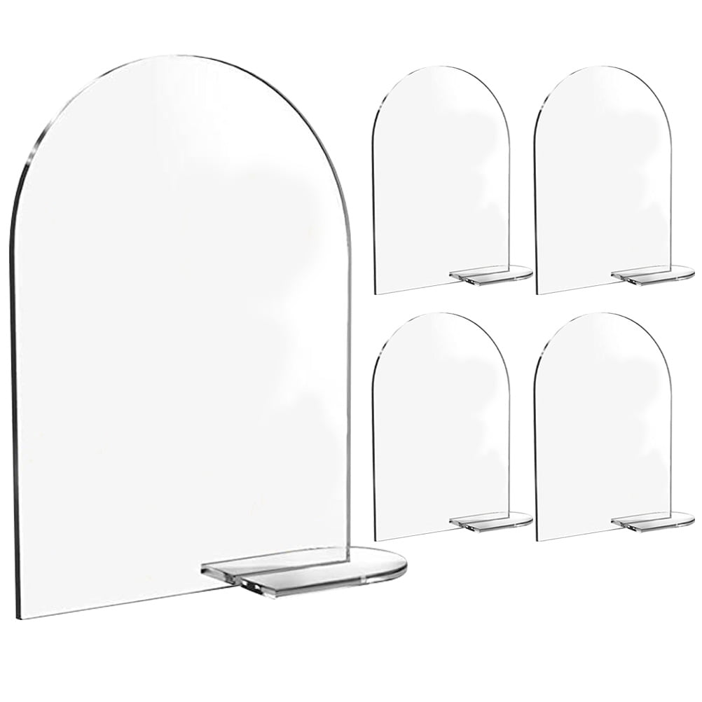 unbranded 5 Set Decor Acrylic Table Card Wedding Seating Signs 15X10cm ...