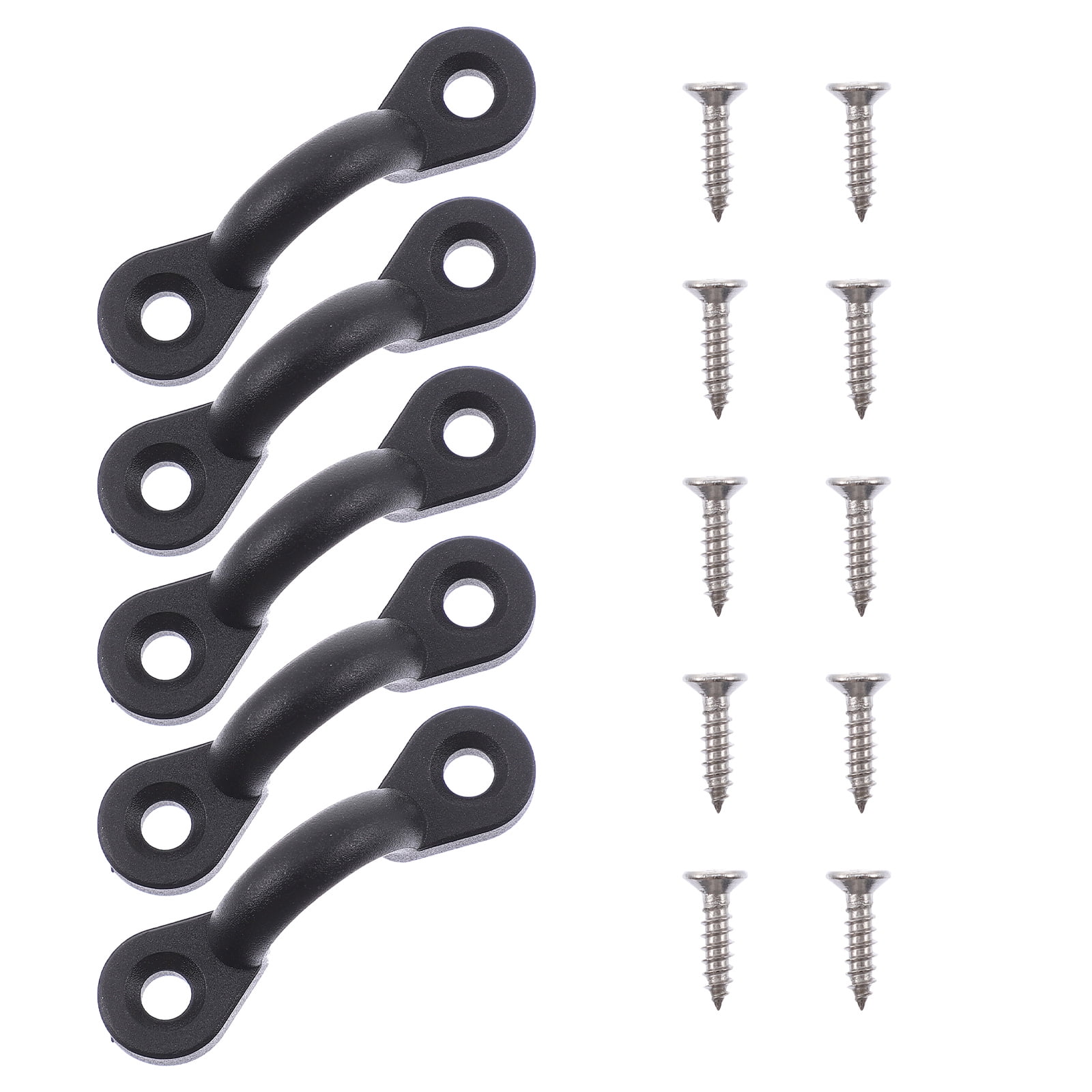 unbranded 5 Sets Kayak Accessory Rail Rudder Kit Deck Rope Buckle ...