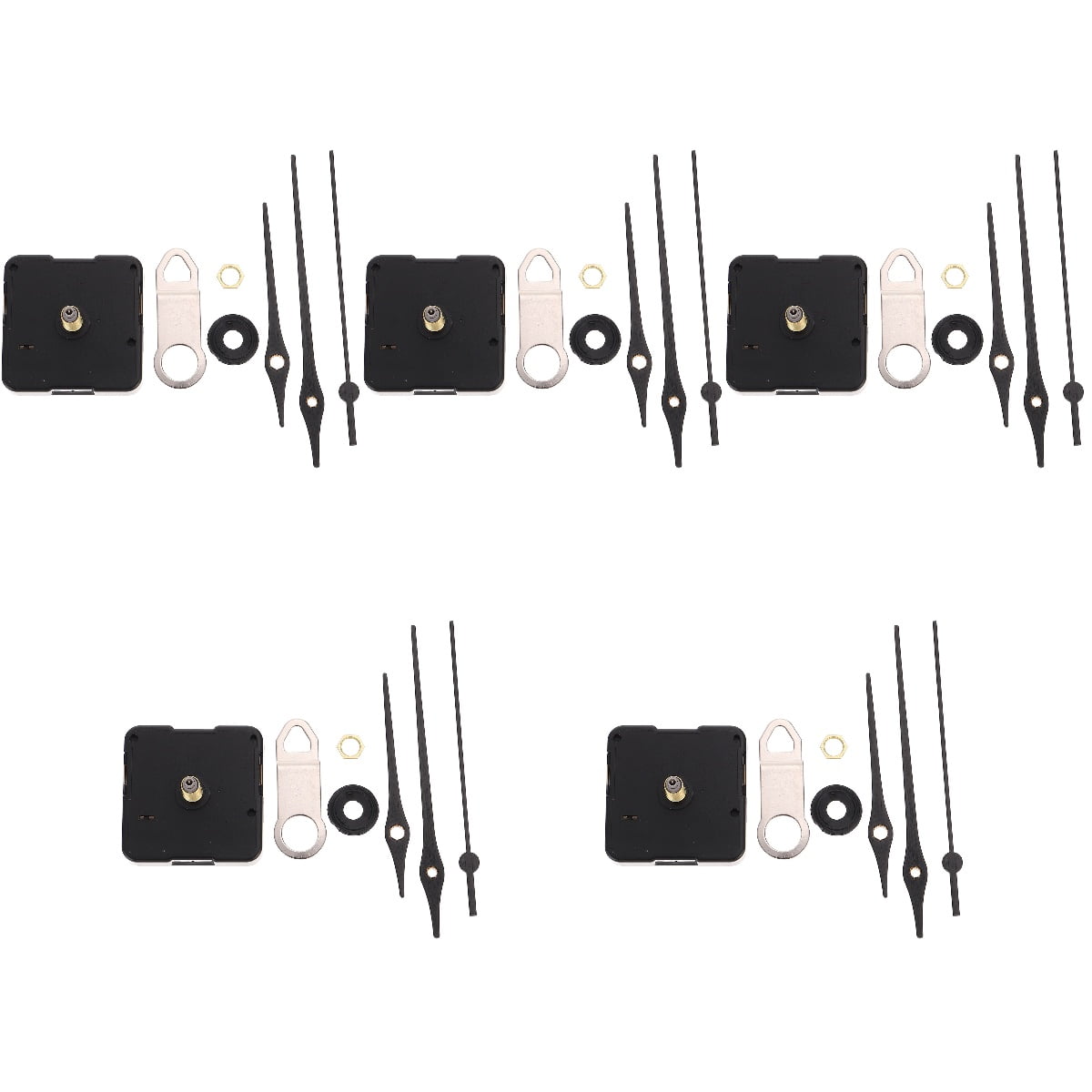 unbranded 5 Sets Wall Clock Movement Battery Powered Clock Hand And ...