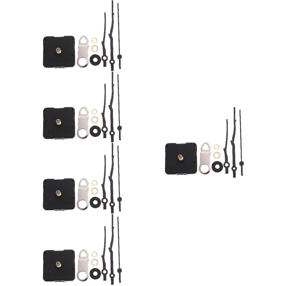 unbranded 5 Sets Wall Clock Movement Battery Powered Clock Hand And ...