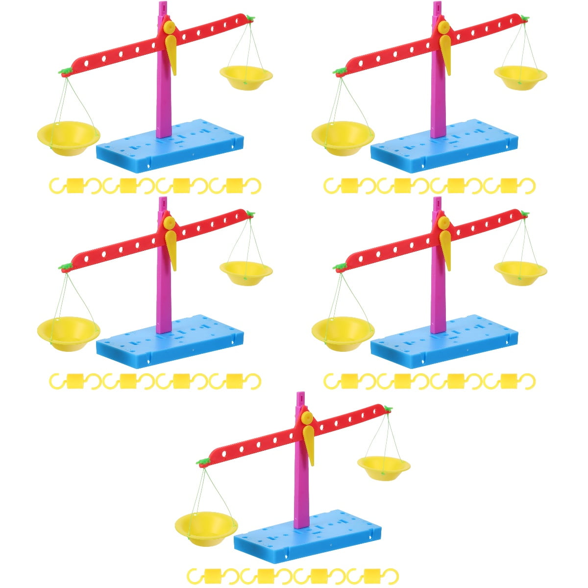 unbranded 5 Sets of Diy Balance Model Toy Balance Scale Toy DIY Kids ...
