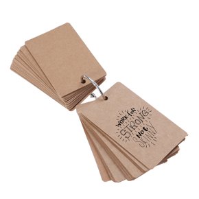 Flash Card Ring Binder